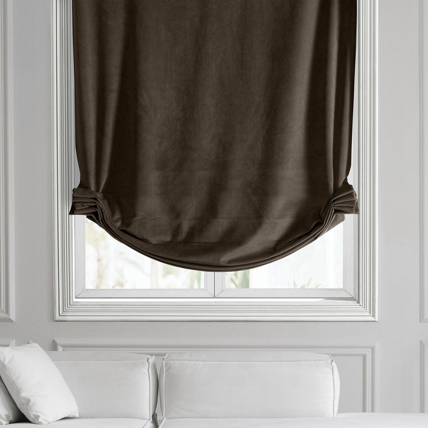 Java Signature Velvet Roman Shade