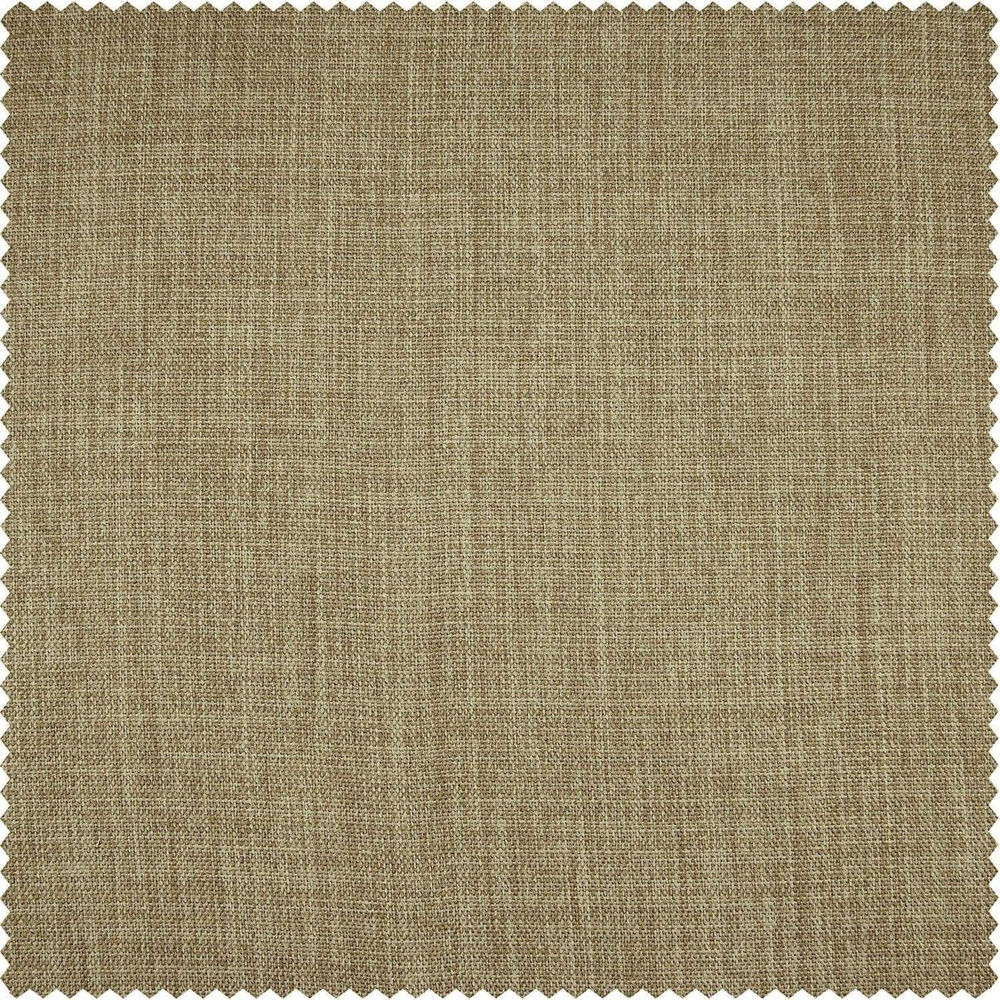 Nomad Tan Textured Faux Linen Custom Curtain – HalfPriceDrapes.com