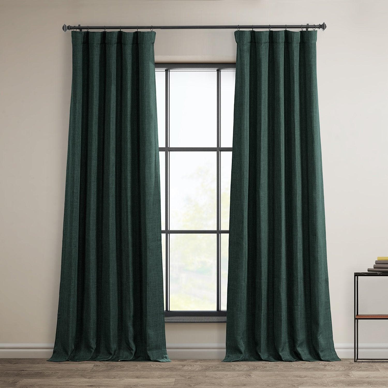 Dark Green Curtains