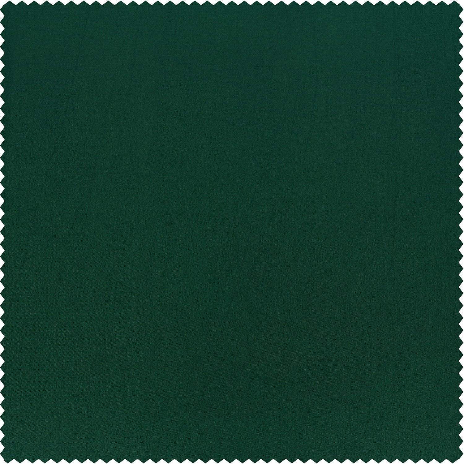 Emerald Green Solid Faux Silk Taffeta Roman Shade