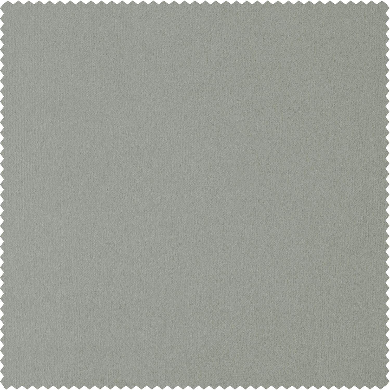 Reflection Grey Signature Velvet Custom Curtain