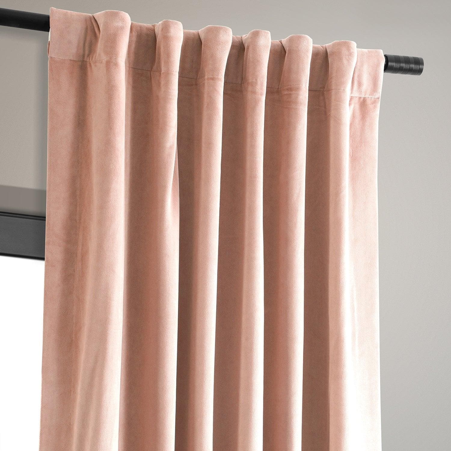 Rosey Dawn Signature Velvet Blackout Curtain