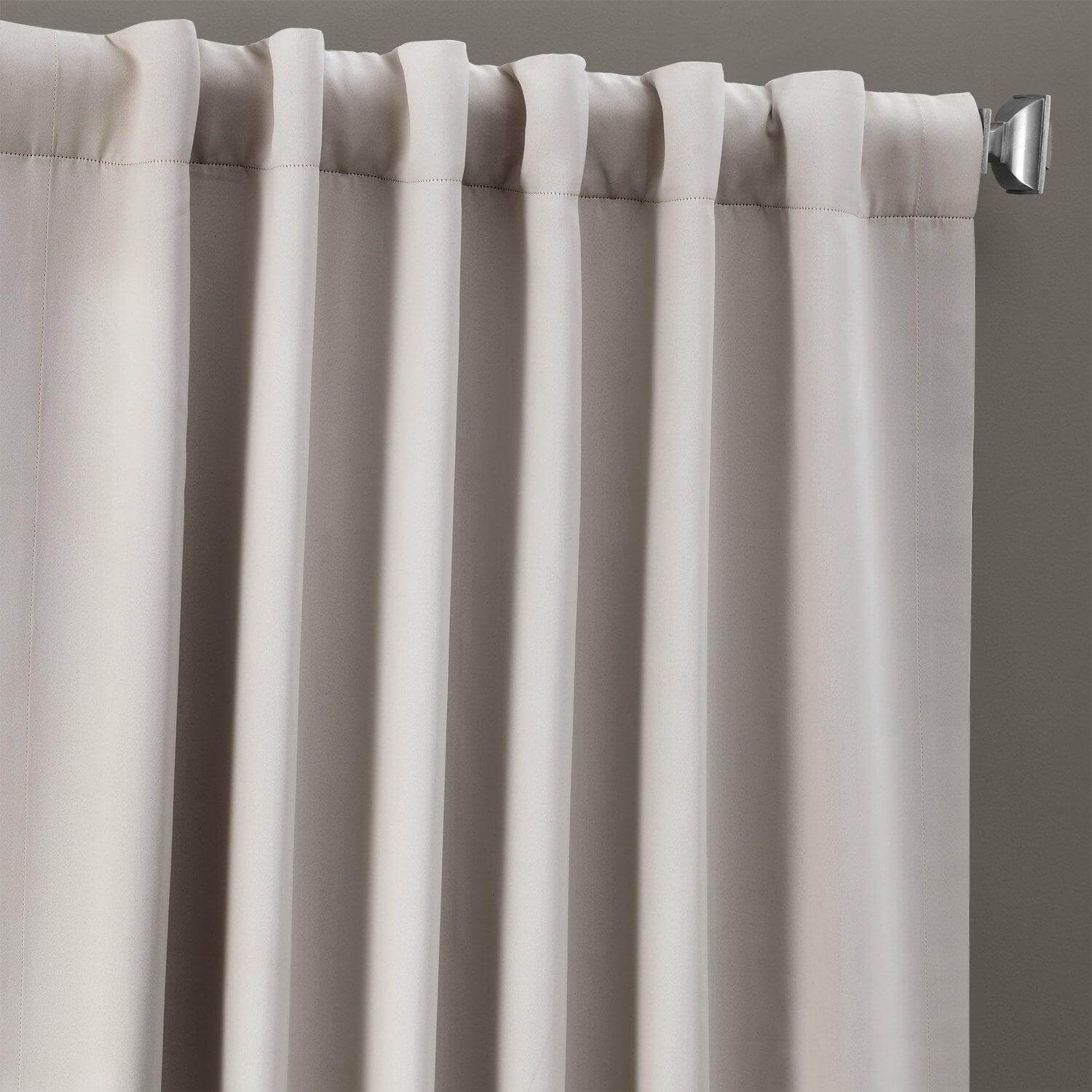 Alabaster Beige Room Darkening Curtain