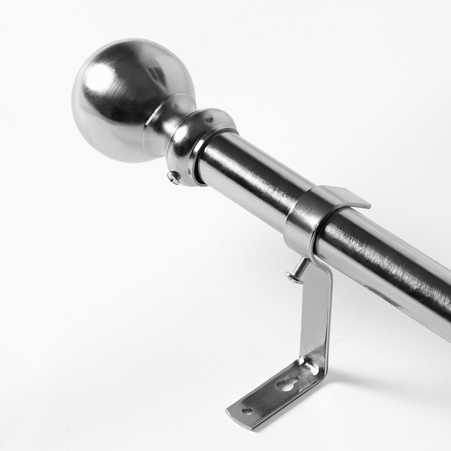 Classic Sphere Ball Nickel Extendable Metal Rod Set